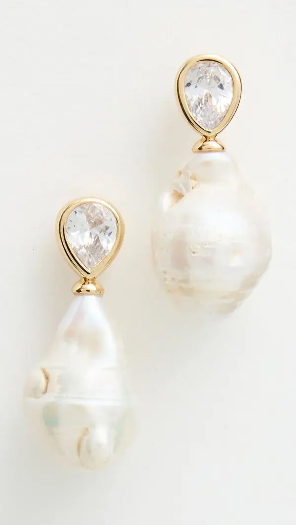 Ettika Freshwater Drop Earrings