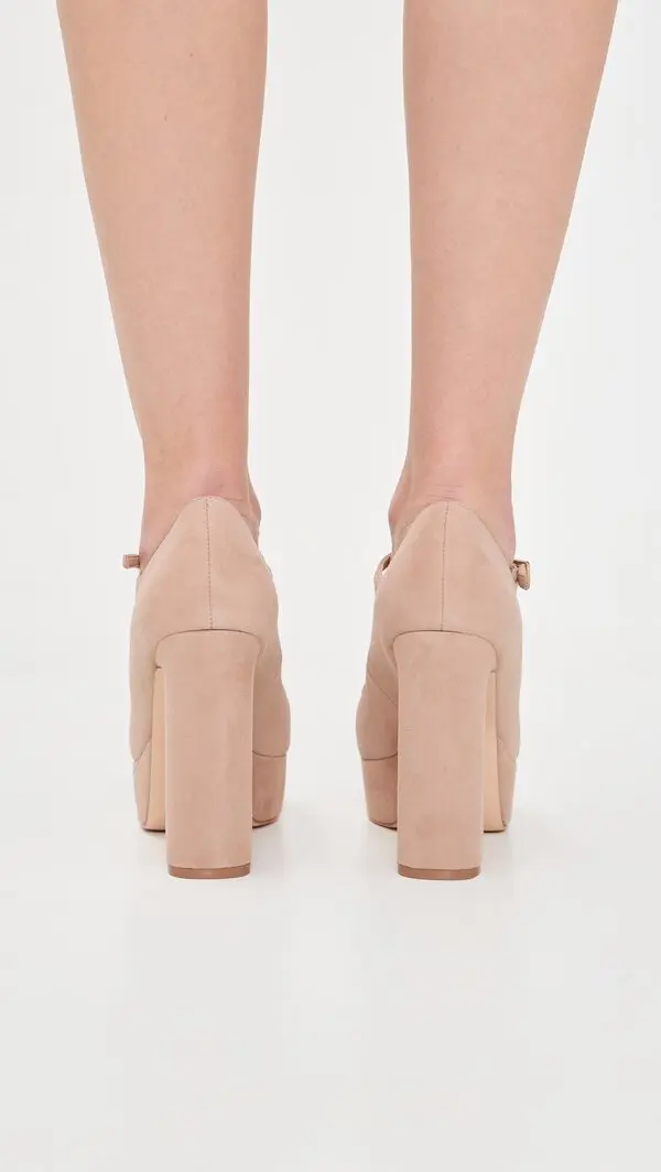L'Agence Lilles Suede Pumps - Cappuccino