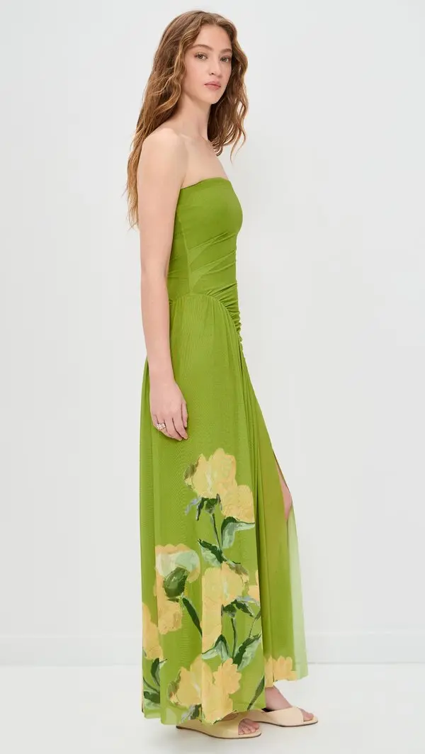 Bec & Bridge Citrina Strapless Maxi Dress