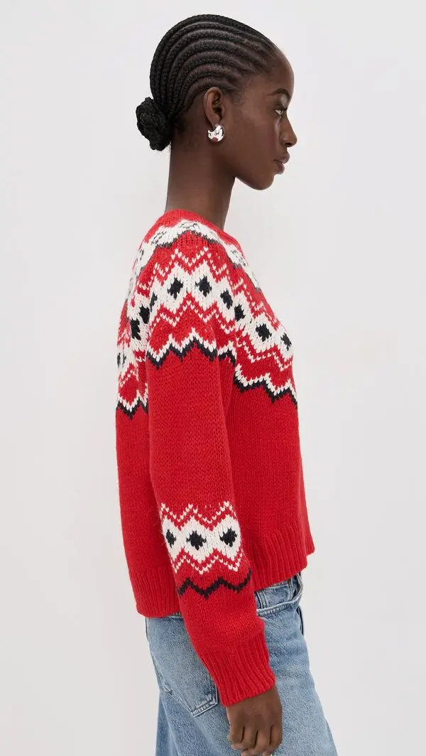 Z Supply Fair Isle Patterned Sweater