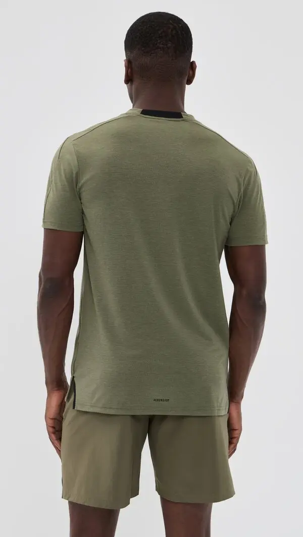 Adidas Designed For Training Workout Tee - Olive Strata