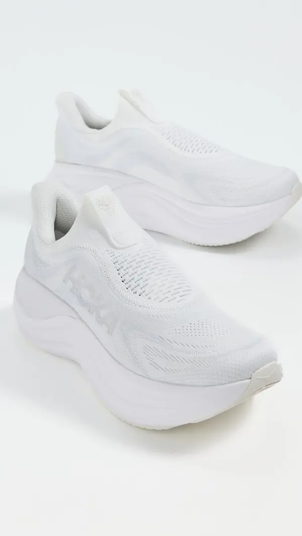 HOKA® Skyward Laceless Sneakers - White