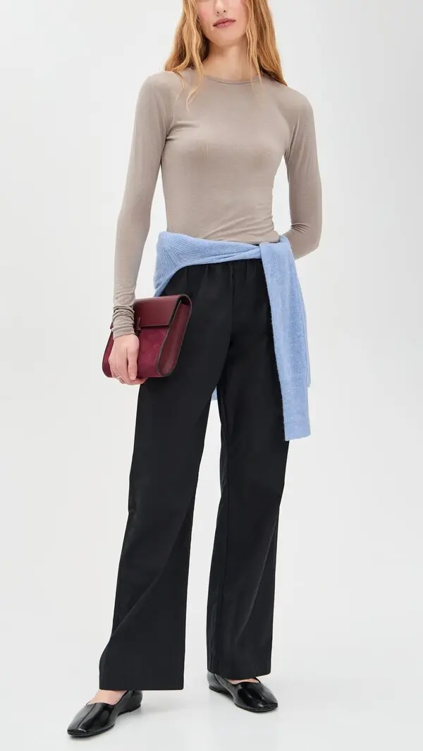 Donni. Poplin Simple Pants