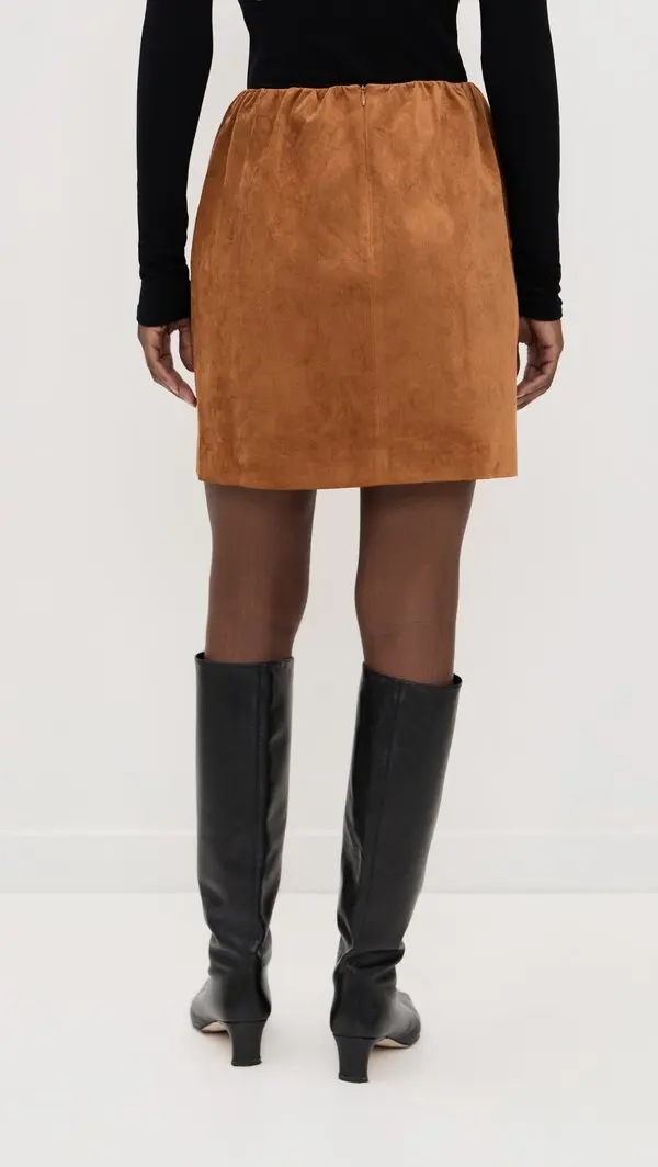 SHUSHU/TONG Smocked Short Skirt