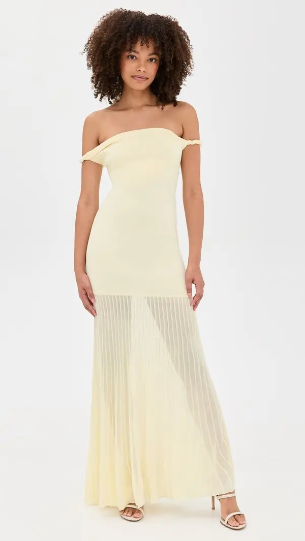 SIR. Elia Off-shoulder Maxi Dress