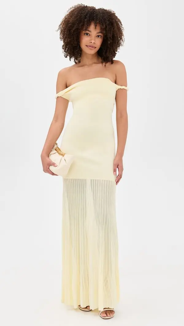 SIR. Elia Off-shoulder Maxi Dress
