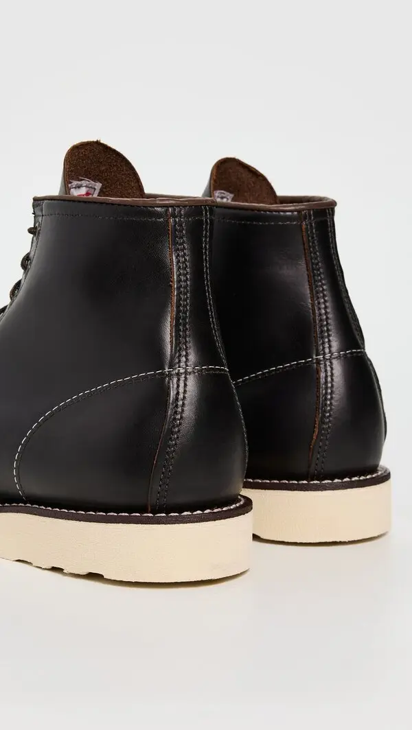 Red Wing Classic Moc Leather Boots - Black Prairie