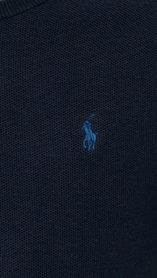 Polo Ralph Lauren Cotton Crewneck Sweater - Navy Heather