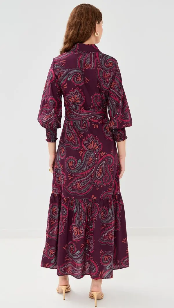 Figue Indiana Paisley Midi Dress