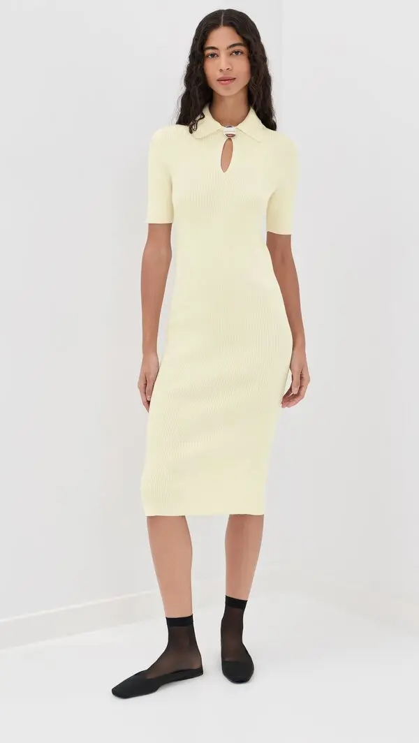 JIL SANDER Polo Midi Dress