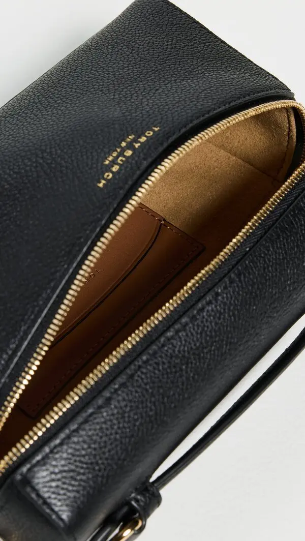 Tory Burch Romy Slim Top Handle Bag - Black