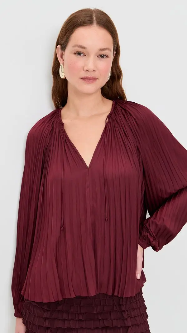 Ulla Johnson Electra Blouse - Claret