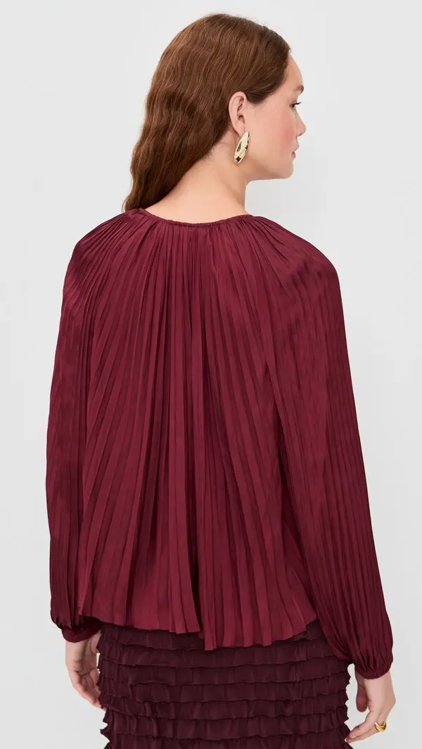 Ulla Johnson Electra Blouse - Claret