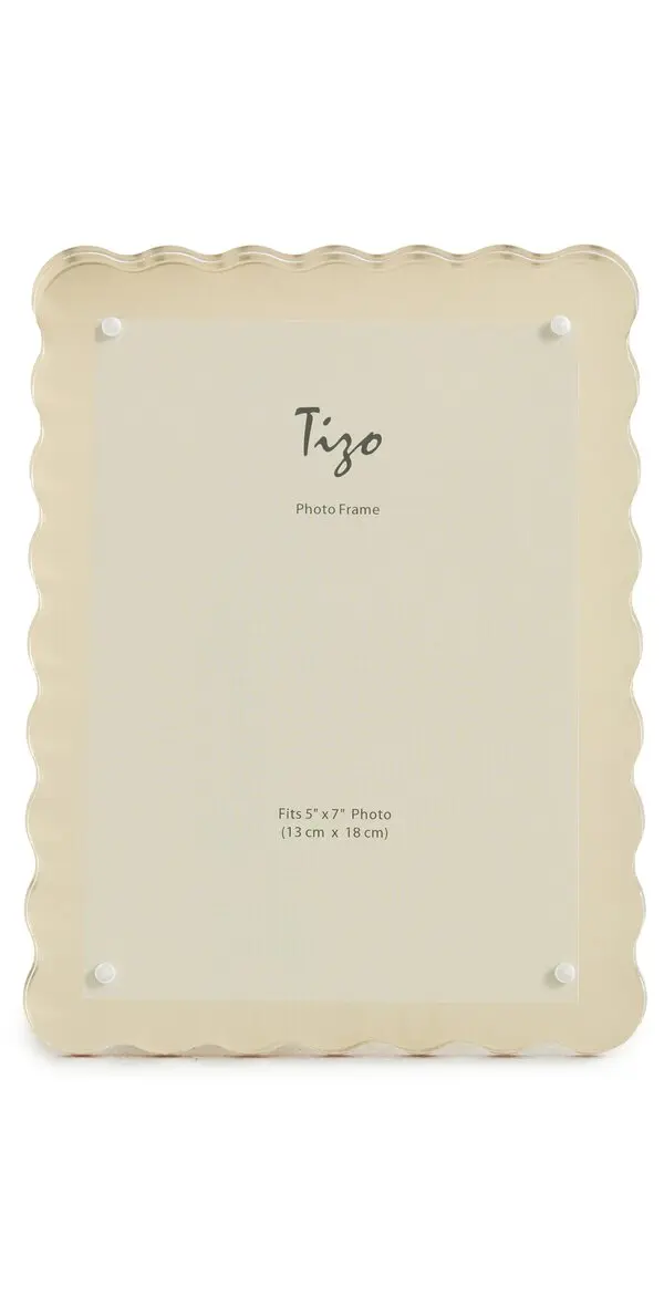 TIZO DESIGN Lucite 5x7 Frame - Gold