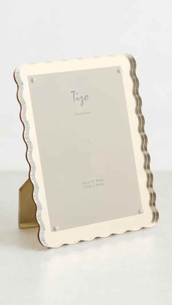 TIZO DESIGN Lucite 5x7 Frame - Gold