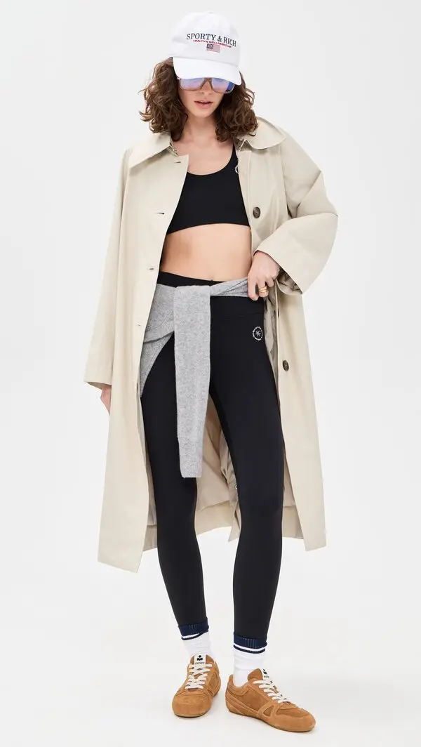 SPORTY & RICH Srhwc 7/8 Leggings - Black