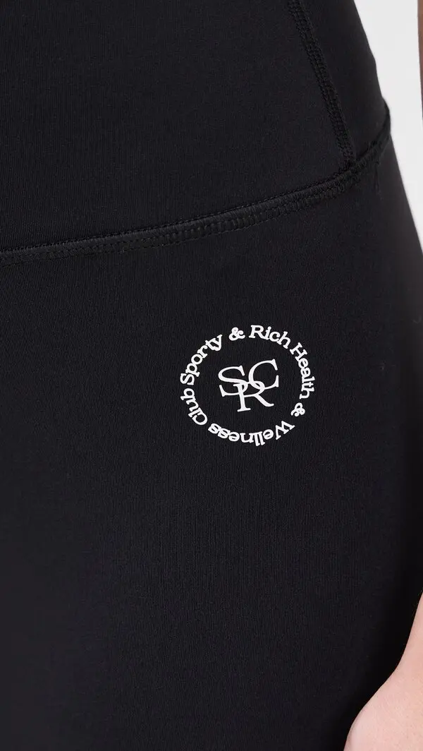 SPORTY & RICH Srhwc 7/8 Leggings - Black