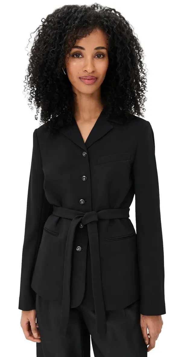 Theory Tie-waist Button Jacket