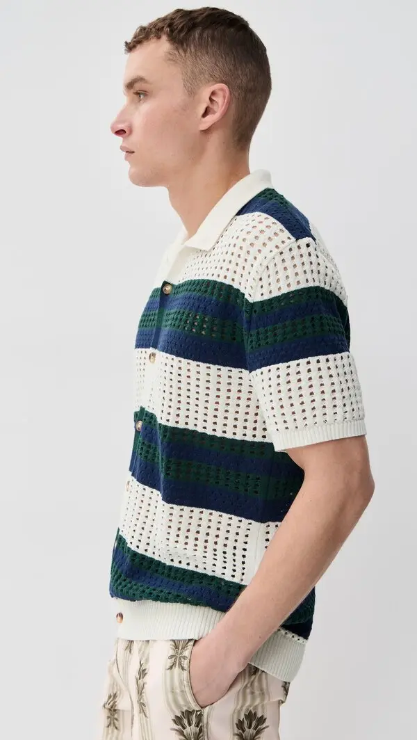 Agua Bendita Jared Crochet Shirt