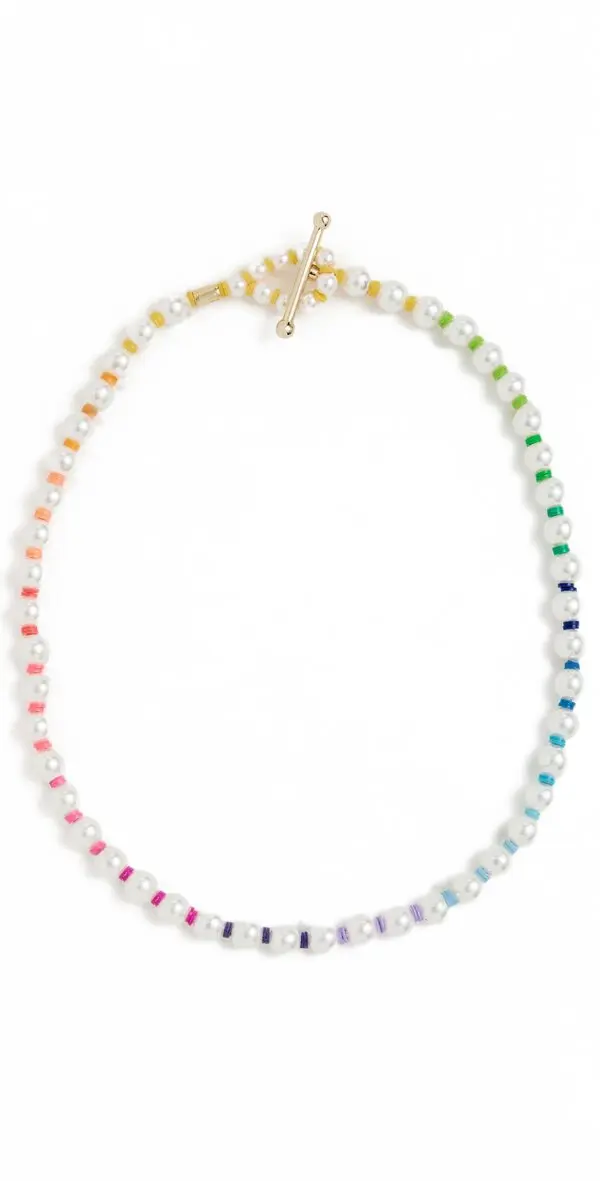 ELSIE FRIEDA Pearl Play Necklace - Tutti Frutti