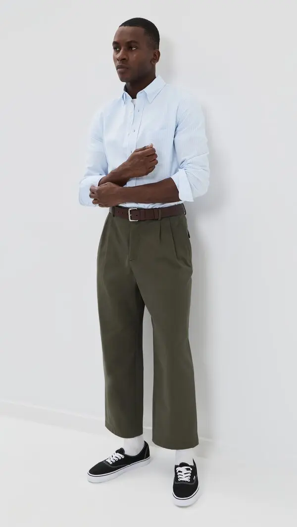 Officine Générale New Oxford Button Down Shirt - Candy Stripe