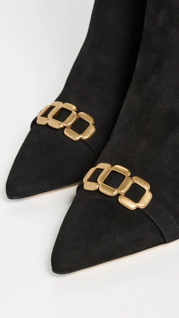 Larroude Mini Kate Ankle Boots - Black