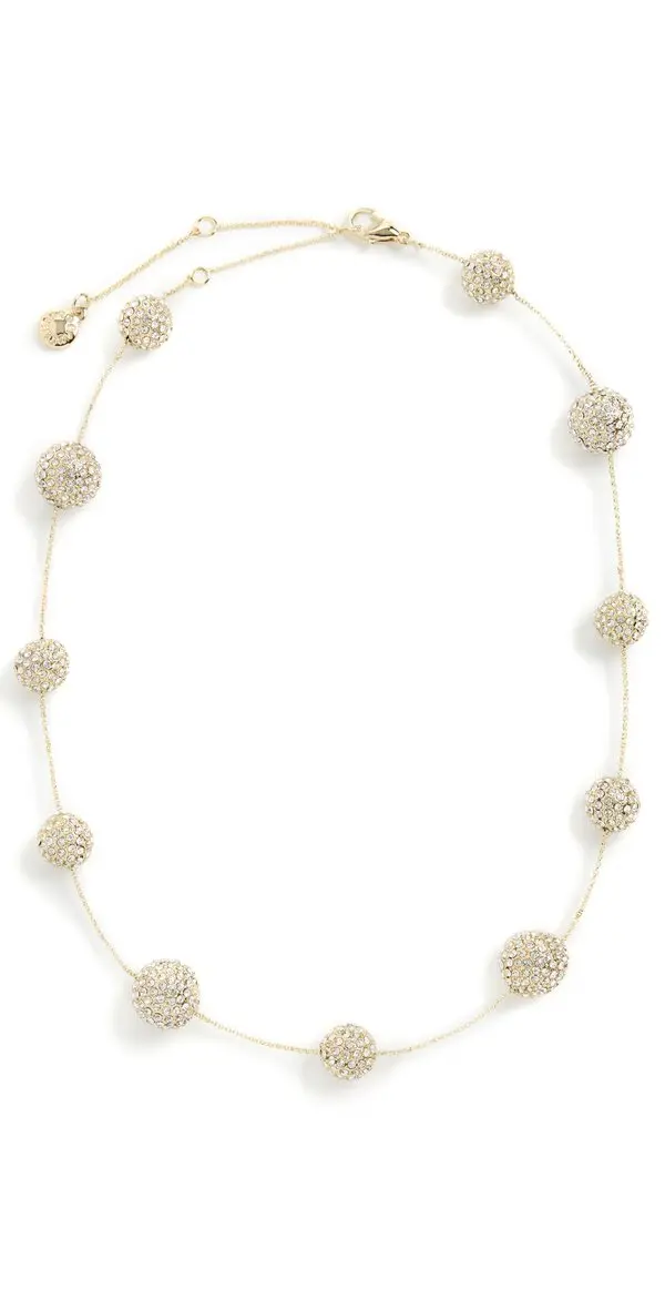 Baublebar Crystal Station Necklace - Clear