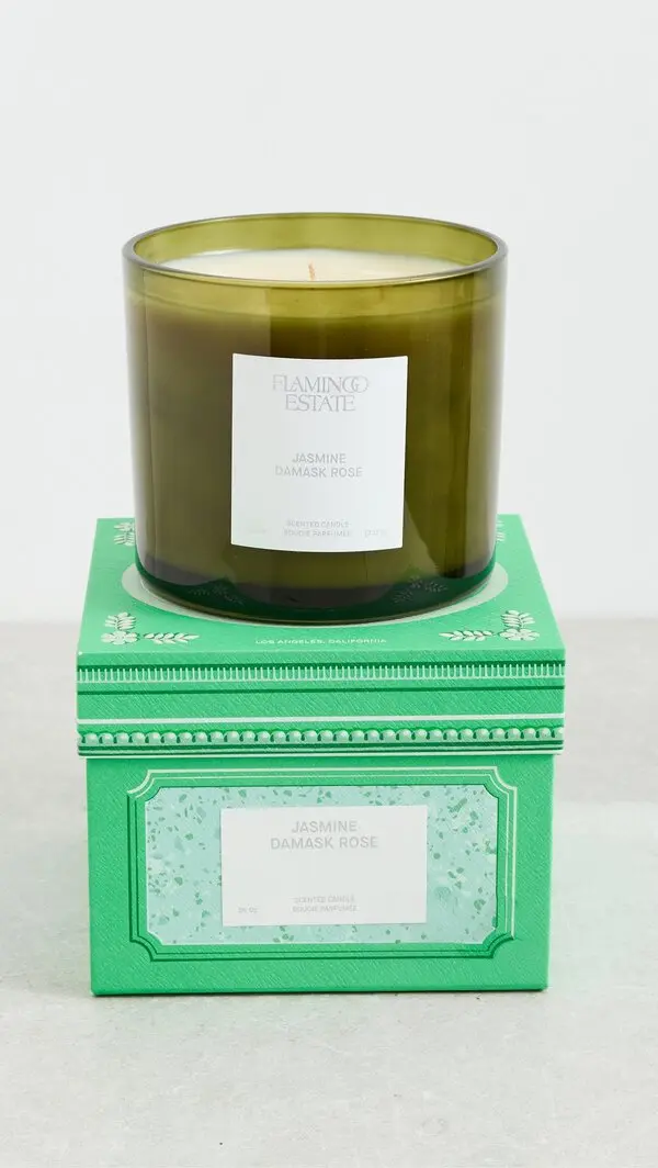 FLAMINGO ESTATE Blooming Jasmine And Rose Xl Candle