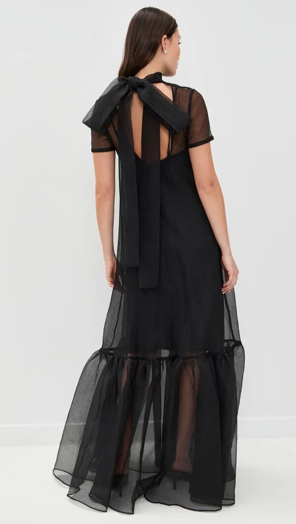 Staud Calluna Maxi Dress - Black