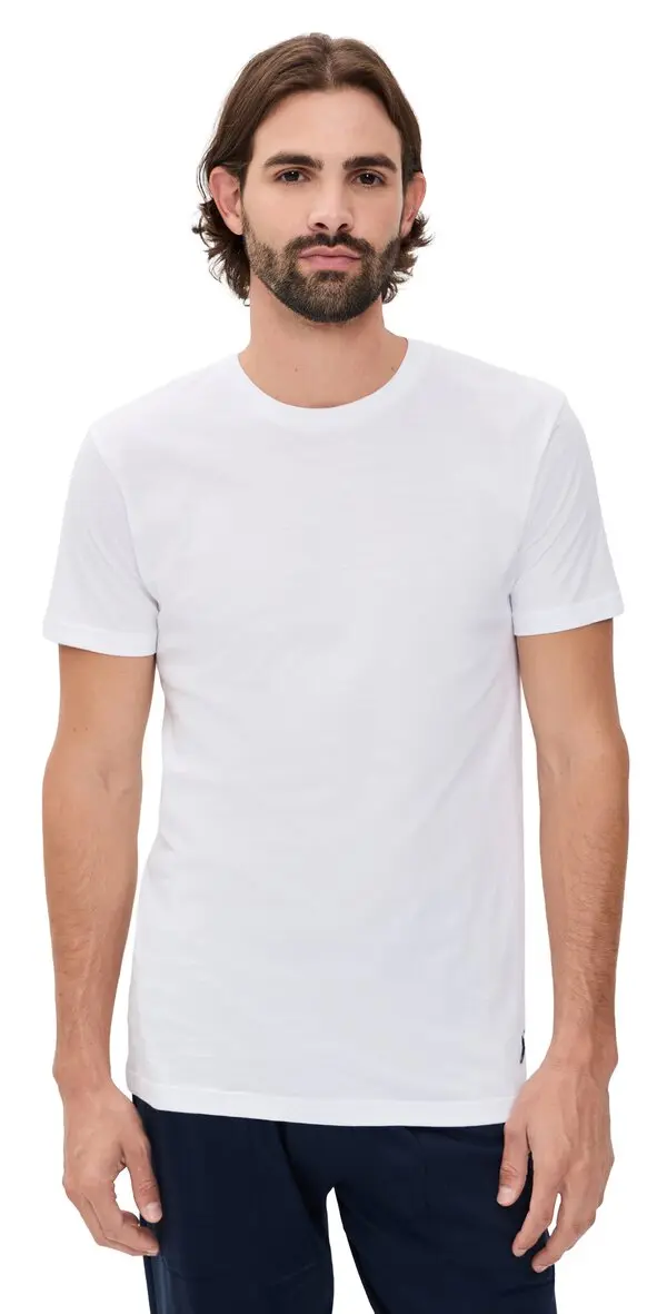 Polo Ralph Lauren Classic Fit Cotton Crew Neck T-shirt 3 Pack - White