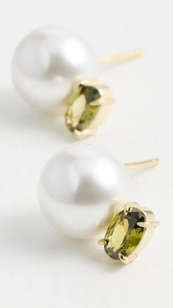 Shashi Perle Pridot Earrings