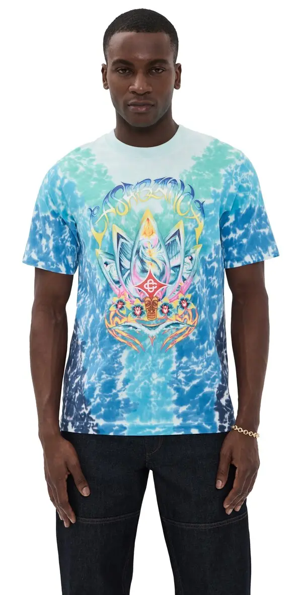 Casablanca Surf Lotus Tie Dye Tee
