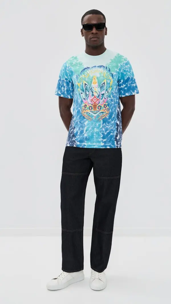 Casablanca Surf Lotus Tie Dye Tee