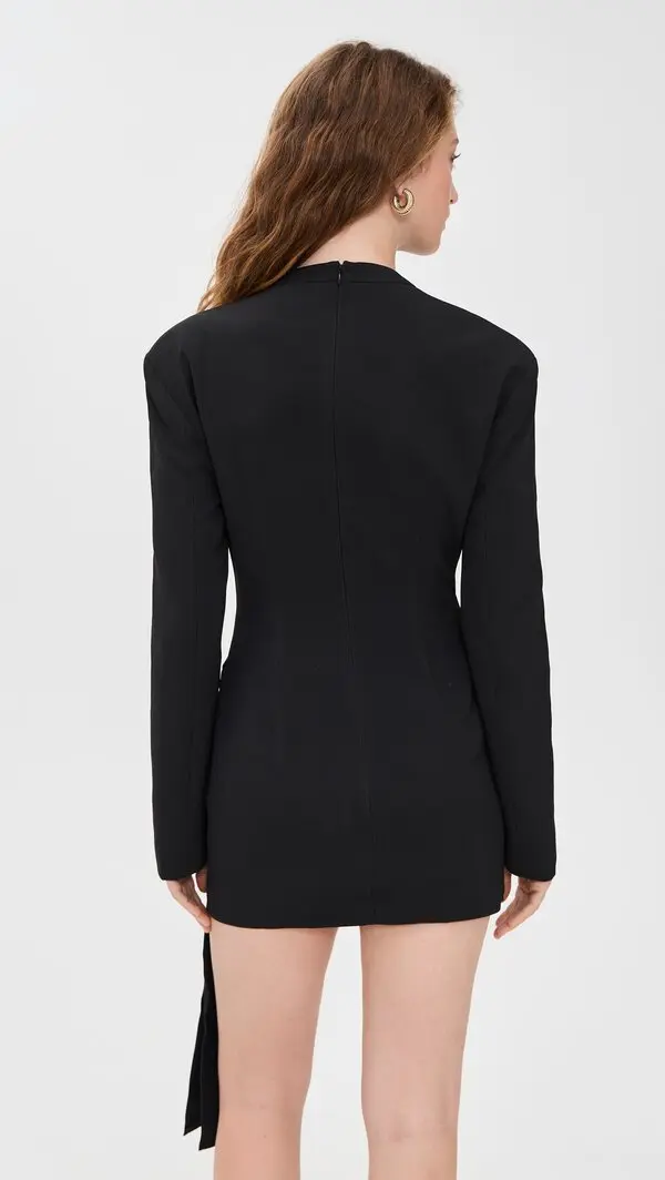 knee length dresses for ladies Lioness Black Mini Long Sleeve Bodycon Dress