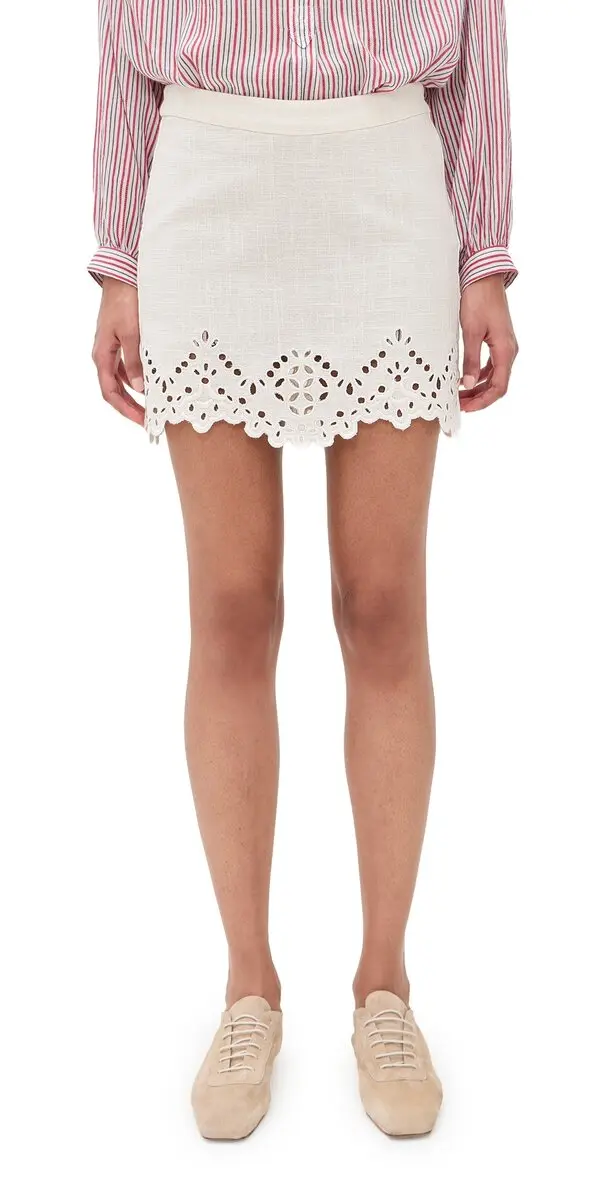 Isabel Marant Blouma Scalloped Mini Skirt