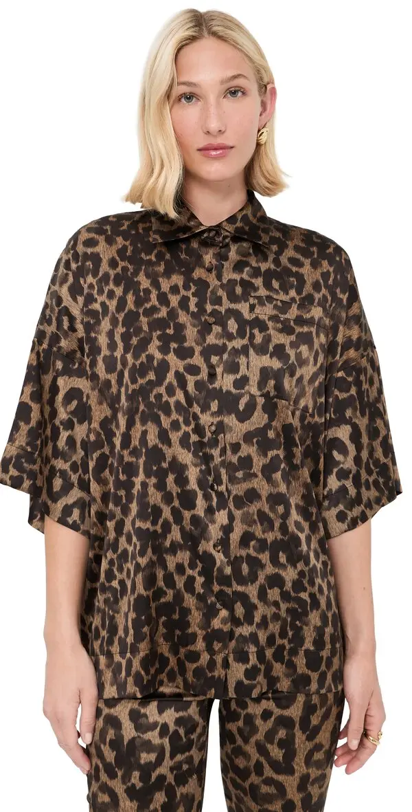 Françoise Zaoua Leopard Print Shirt - Leo Leopard