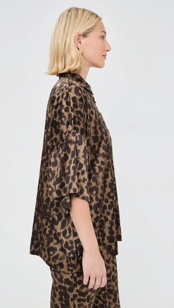 Françoise Zaoua Leopard Print Shirt - Leo Leopard