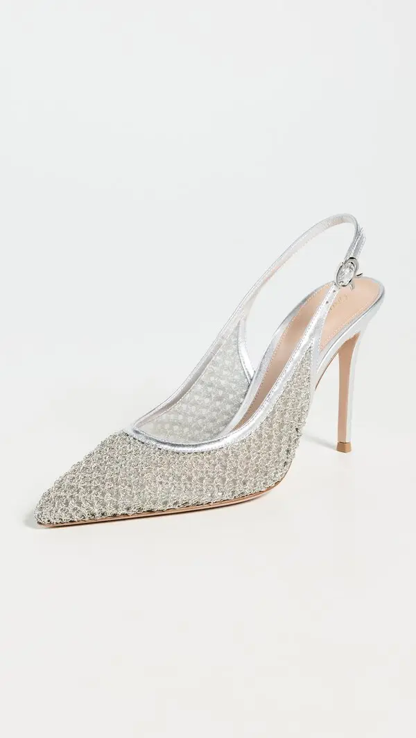 GIANVITO ROSSI Nikki Nappa Silk Heels