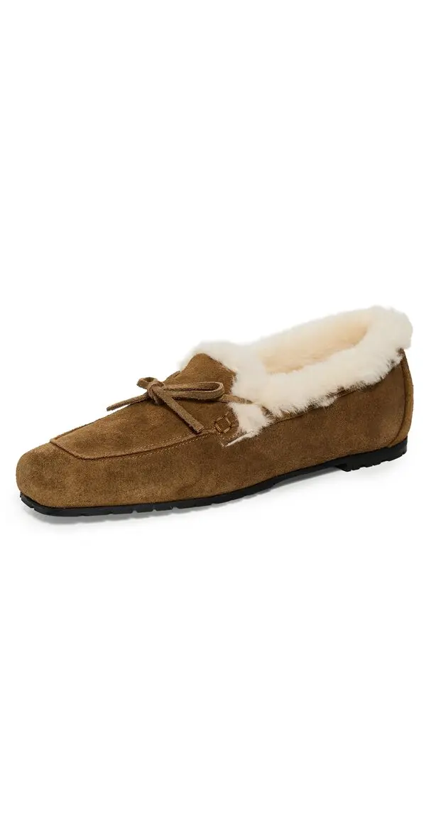 AeydĒ Jasper Shearling Moccasin Loafers