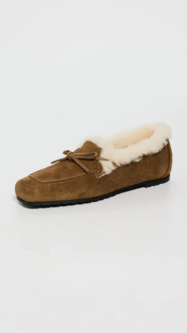 AeydĒ Jasper Shearling Moccasin Loafers