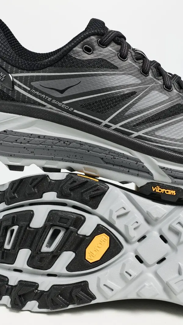 HOKA® Mafate Speed 2 Sneakers - Black/castlerock