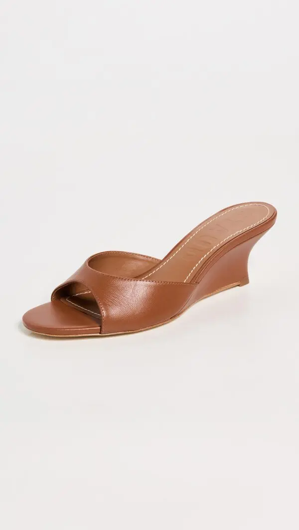 Staud Brigitte Wedges - Tabac