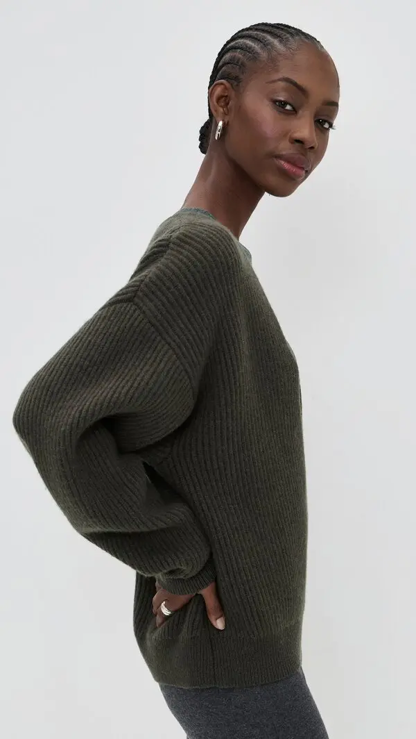 Pixie Market Deep V-neck Wool Sweater