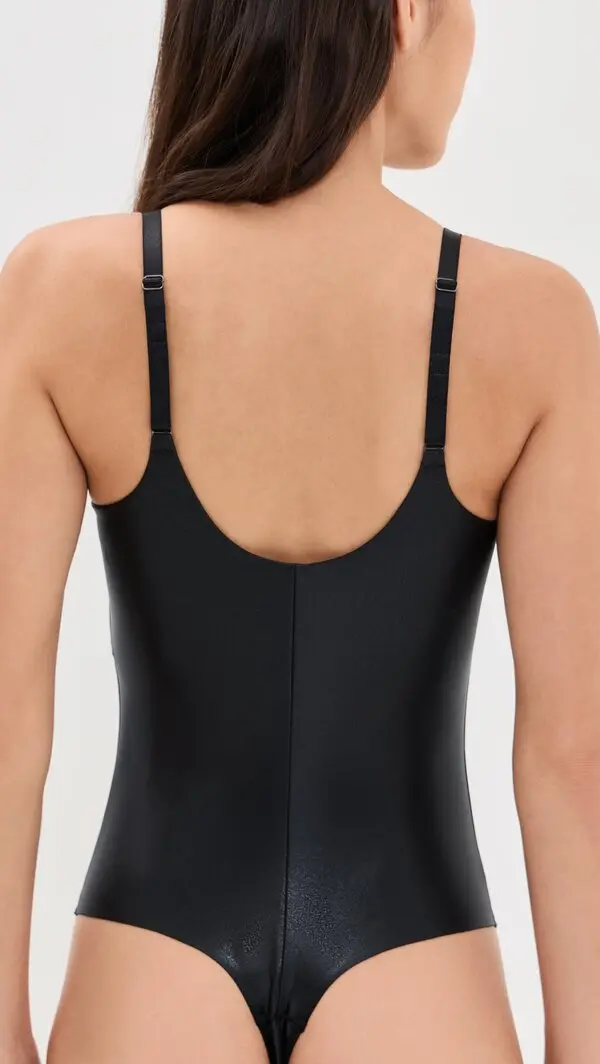 Spanx Scoop Neck Thong Bodysuit