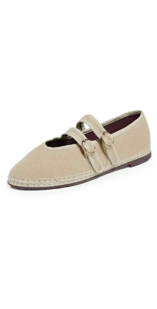 FLABELUS Claire Linen Flats