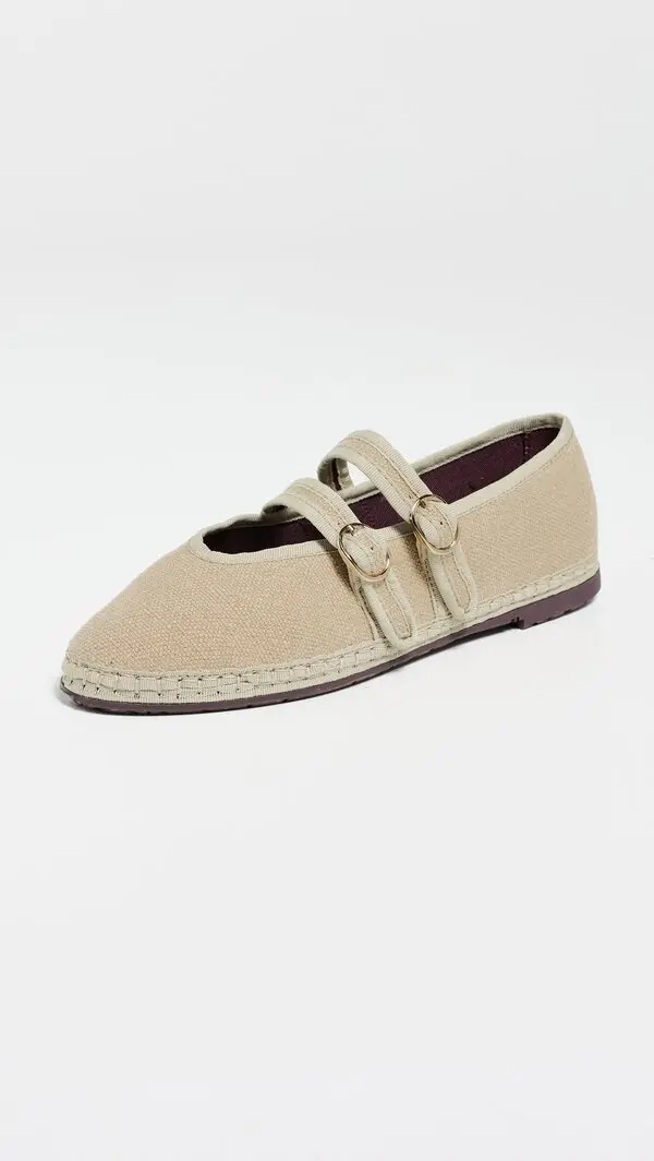 FLABELUS Claire Linen Flats