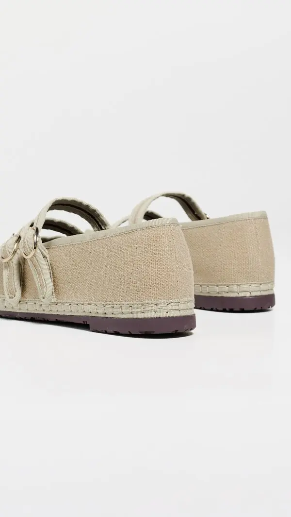 FLABELUS Claire Linen Flats