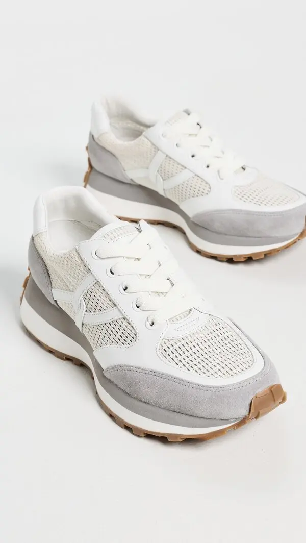 Veronica Beard Valentina Mesh Sneakers - Lunar/lily