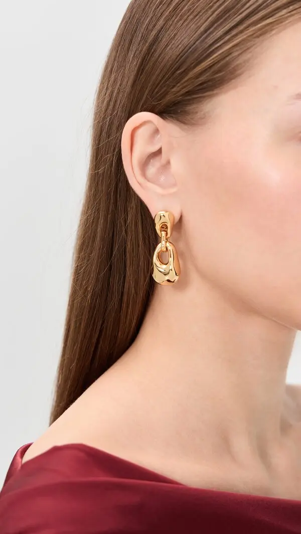 Madewell Double Sculpted Drop Earrings
