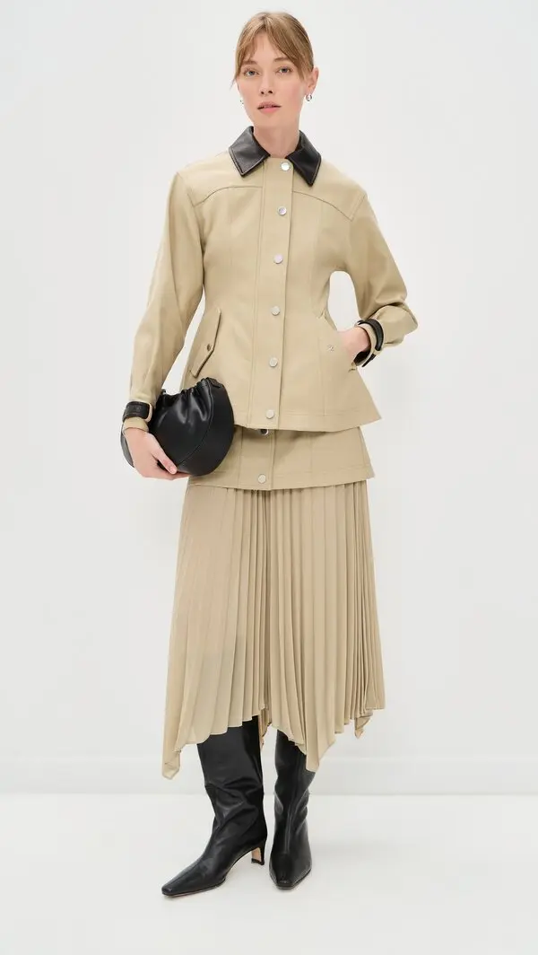 Veronica Beard Talla Jacket - Sand